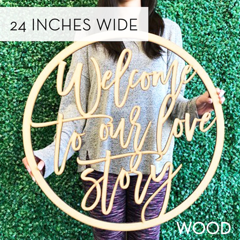 Our Story Sign - Etsy