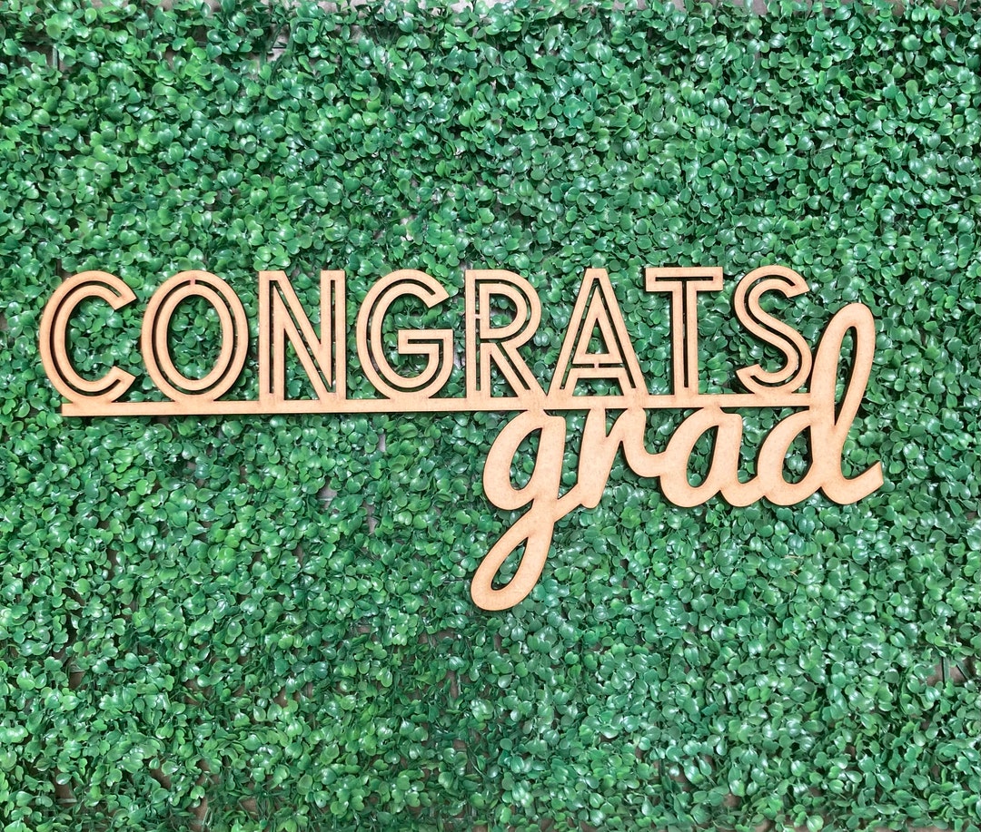 Class of 2026 Graduation Sign, Congrats Grad Backdrop Decor for Senior ...