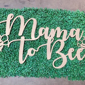 Mama to Bee Wood Sign, Bee Themed Baby Shower, Bee Decorations Gender ...