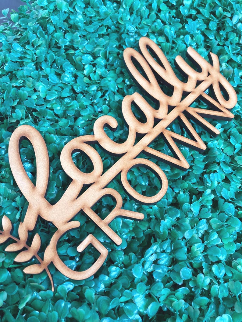 Locally Grown Baby Shower Sign, Farmers Market Baby Shower Decor ...