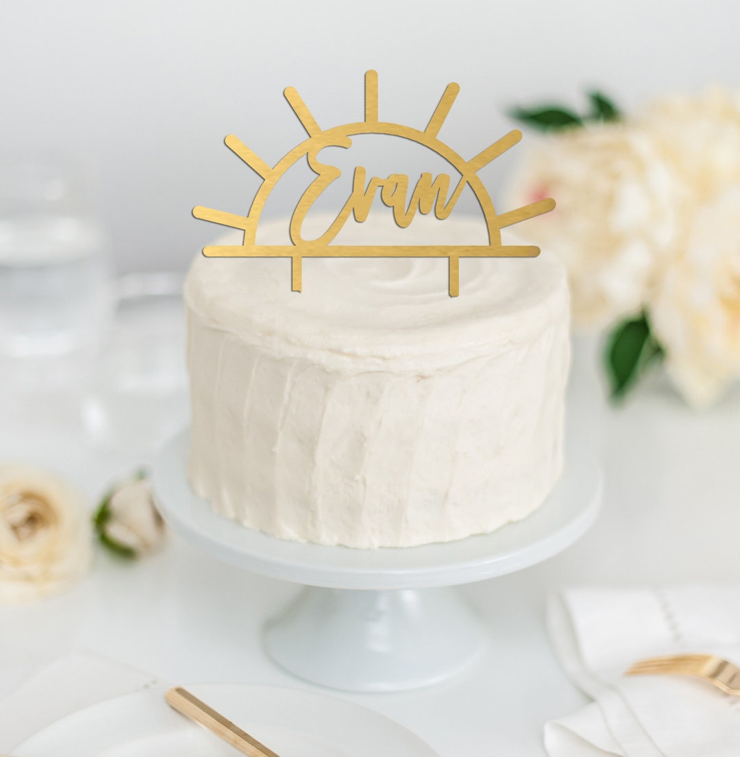 Sunshine Cake Topper 1st Birthday, Baby Shower You Are My Sunshine ...
