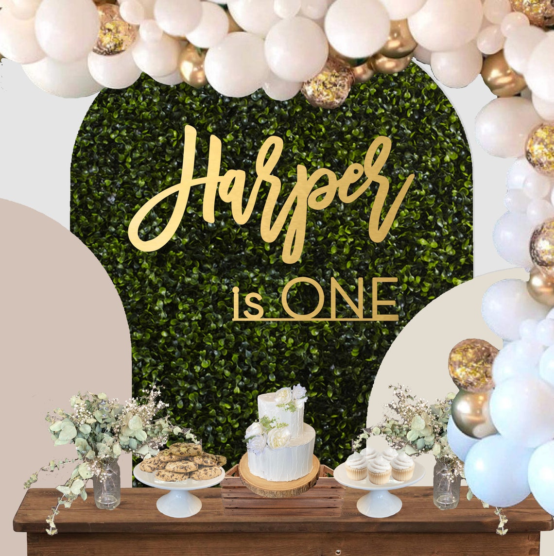 1st Birthday Sign Name Sign for Birthday One Sign First - Etsy