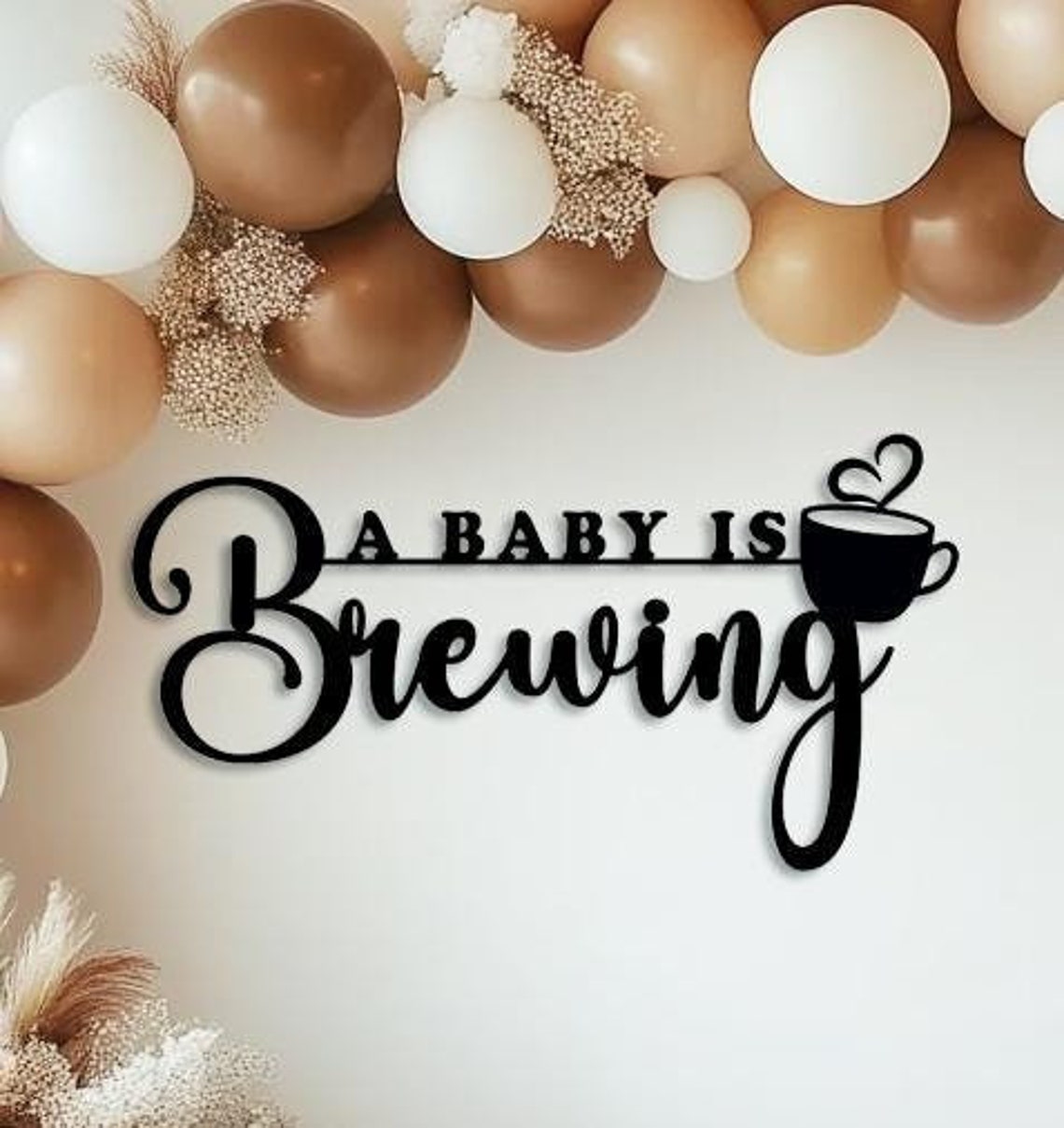 A Baby is Brewing, Coffee Theme Gender Neutral Shower, Coffee Baby ...