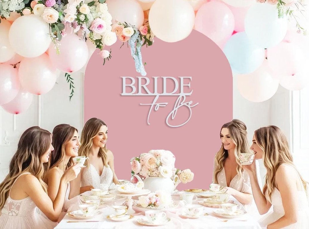 Bride to Be Backdrop Sign, Bridal Shower Decor, Bachelorette Party ...
