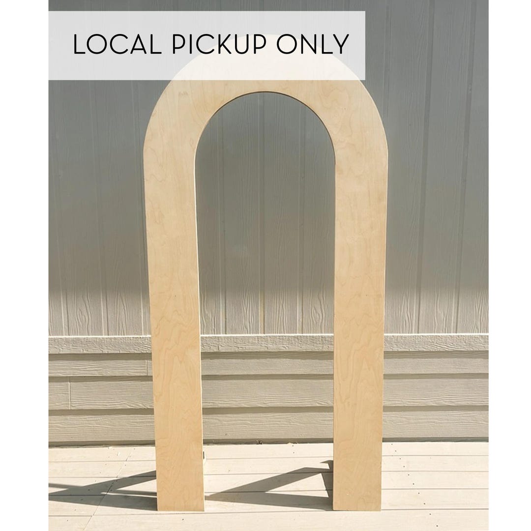 Open Arch Birch Wood Backdrop, 6ft X 3ft Party Backdrop, Wedding Photo ...