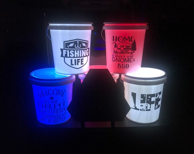 Fishing Bucket Decal Only - Etsy