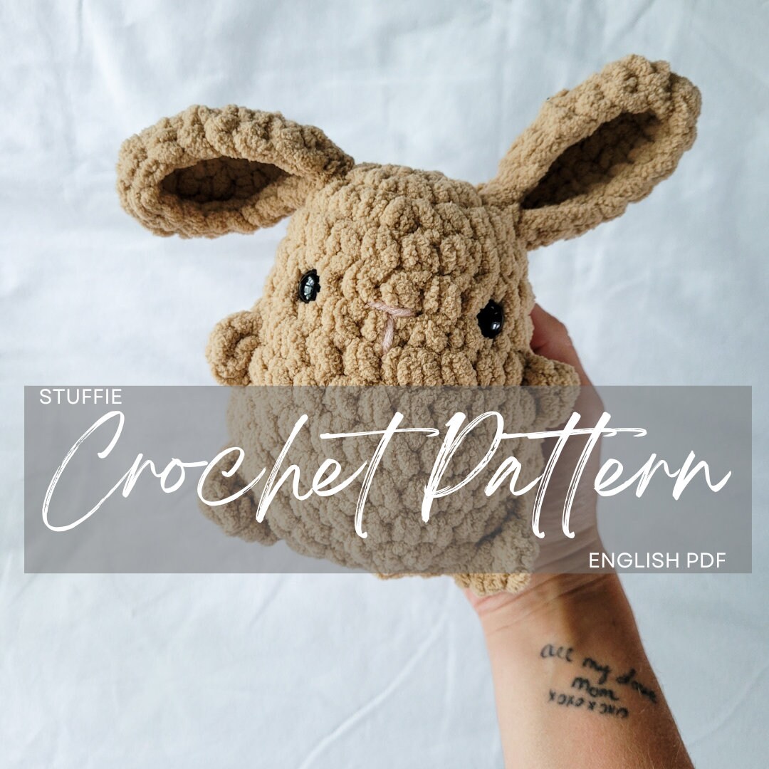 Pattern: Bunny Chubby Farm Buddy, Low-sew Crochet Pattern (PDF Pattern ...