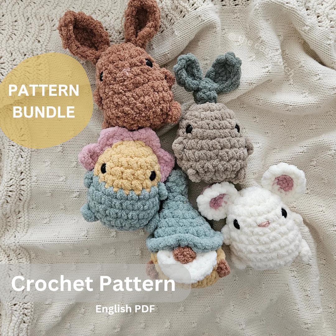 Pattern: Crochet Spring-ish Chubby Mini Buddies Bundle (PDF Patterns ...