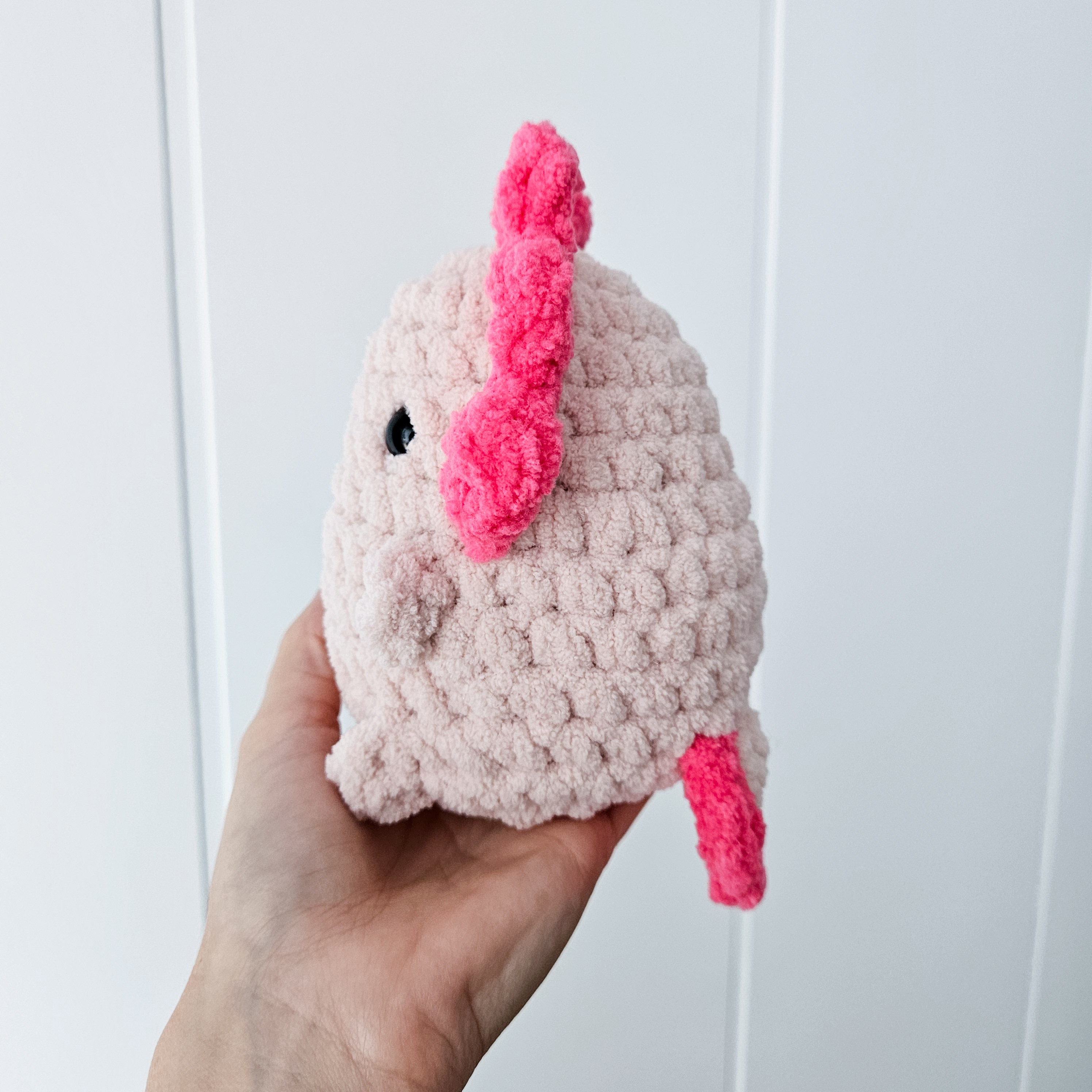 Chubby Axolotl Crochet Pattern: Super Bulky Yarn Buddy (PDF Pattern) - Etsy