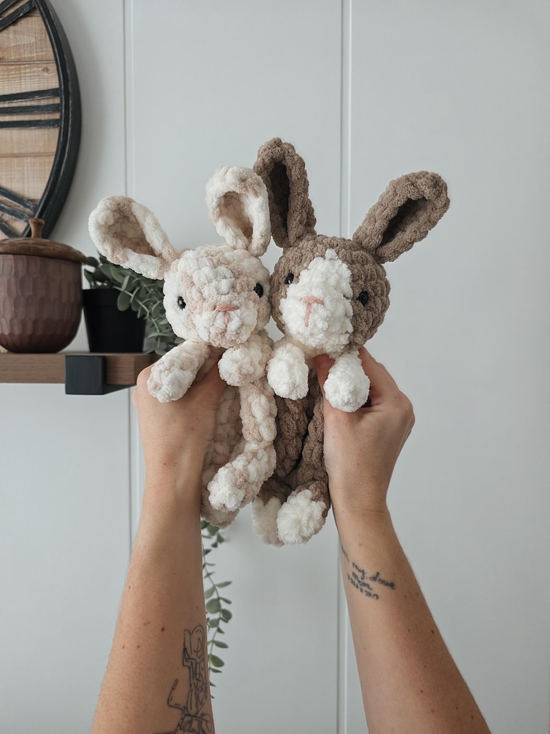 Easter Bunny Mini Lovey | Crochet Pattern | Amigurumi Pattern | PDF ...