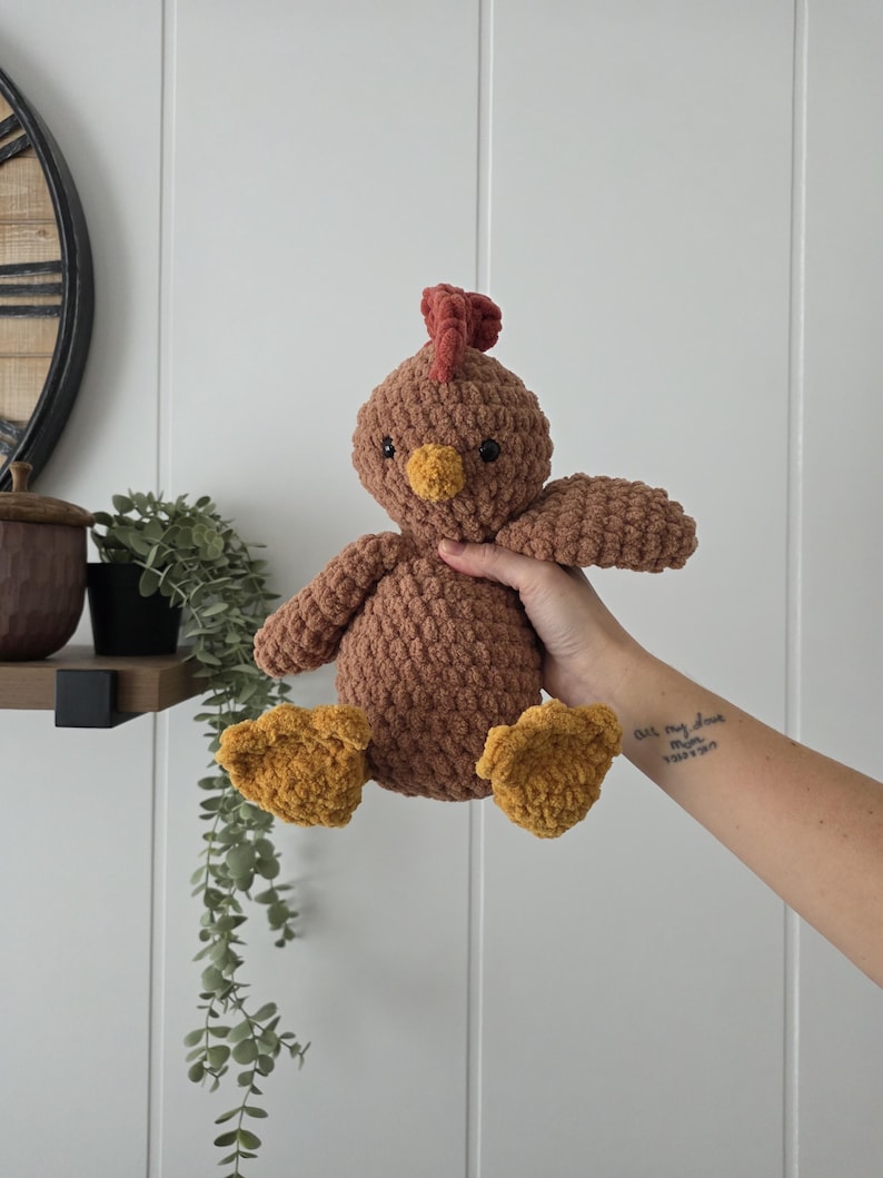 Cooper the Chicken Stuffie + Snuggler Bundle CROCHET PATTERN Bundle ...