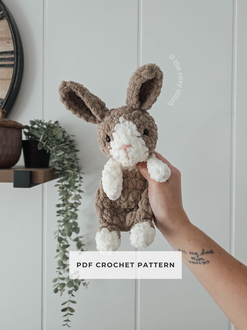 Easter Bunny Mini Lovey | Crochet Pattern | Amigurumi Pattern | PDF ...
