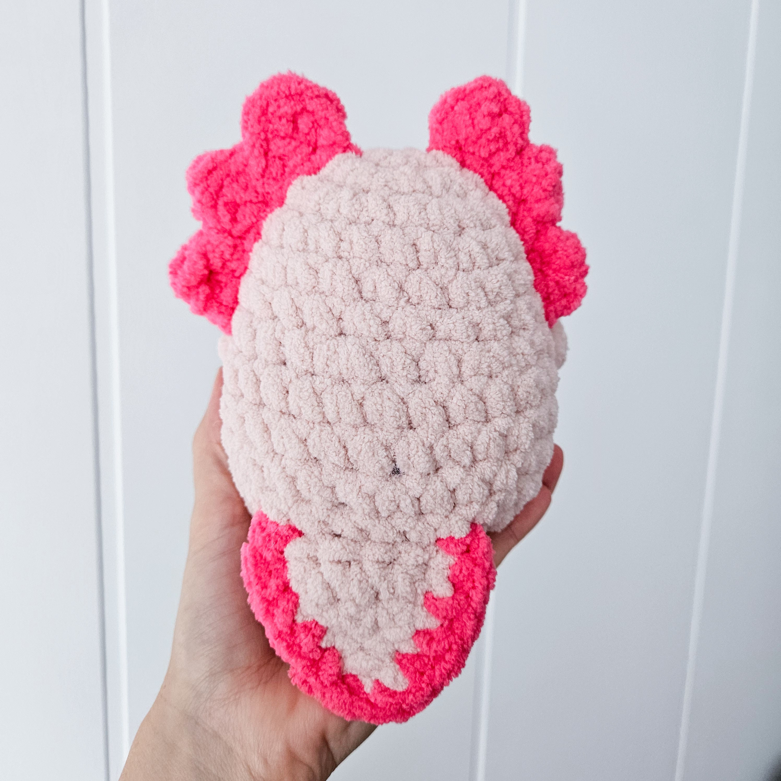 Chubby Axolotl Crochet Pattern: Super Bulky Yarn Buddy (PDF Pattern) - Etsy