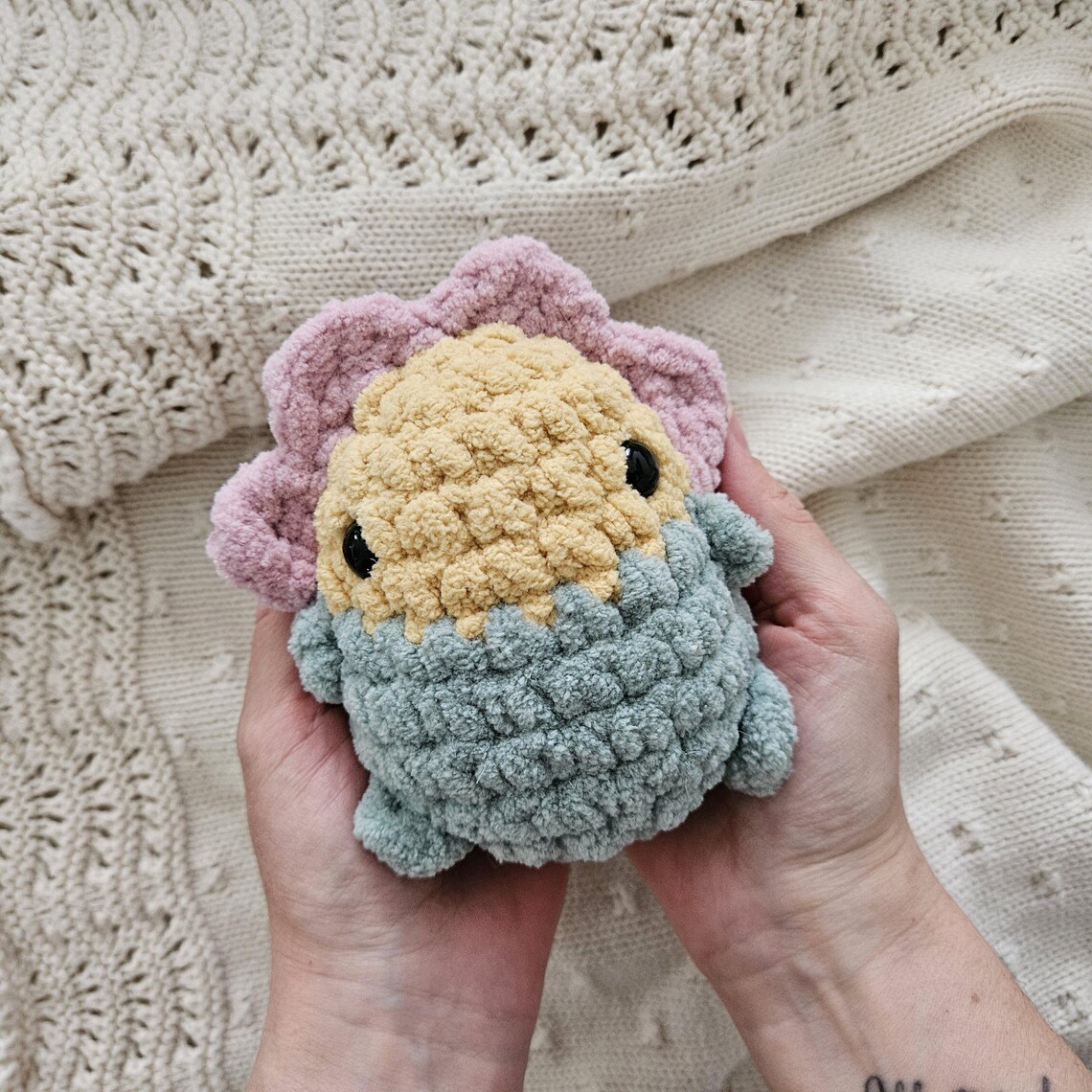 Pattern: Crochet Flower Chubby Mini Buddy (PDF Pattern) - Etsy