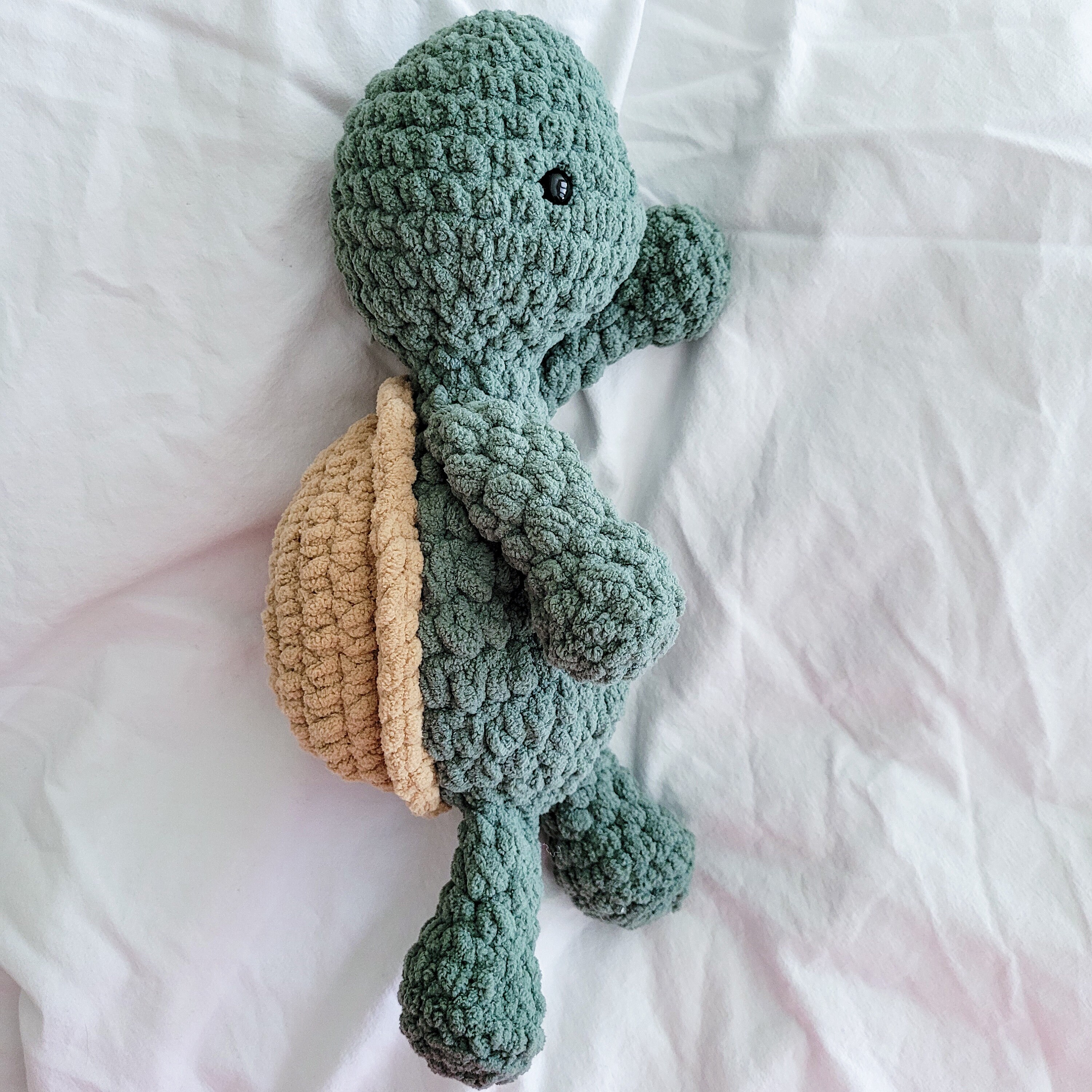 Crochet Tortoise Pattern Bundle: Tuckie Stuffie & Snuggler (PDF Pattern ...