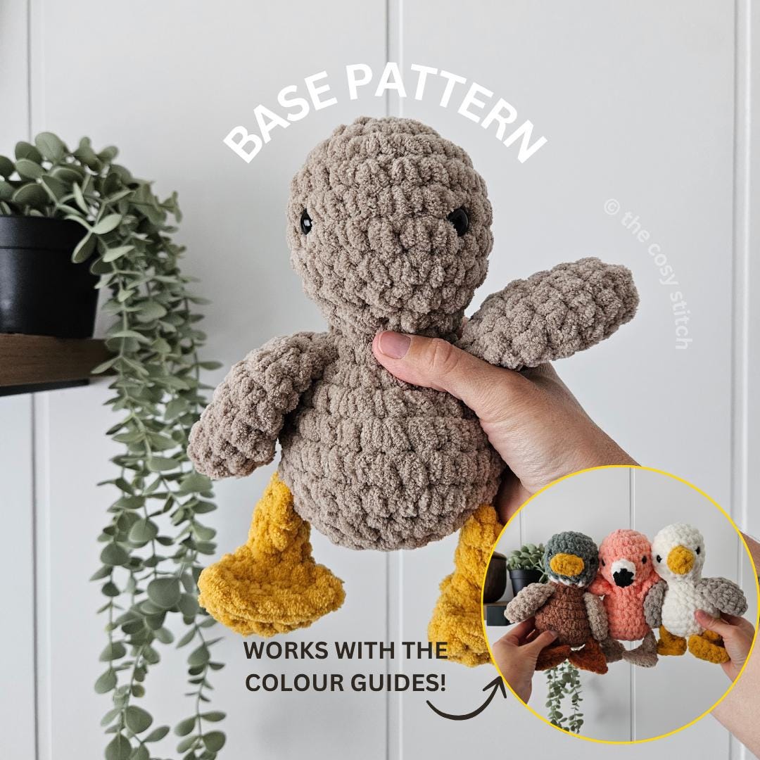 Base Pattern: Crochet Birdie Stuffie (PDF) *read Description* - Etsy