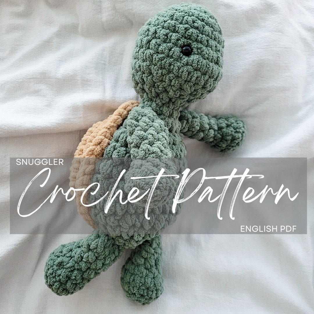 Pattern: Tuckie the Tortoise Snuggler Pattern, Crochet Tortoise ...