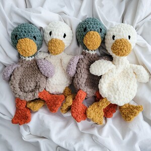 Pattern: Derbie the Duck Snuggler Pattern, Crochet Duck, Crochet ...