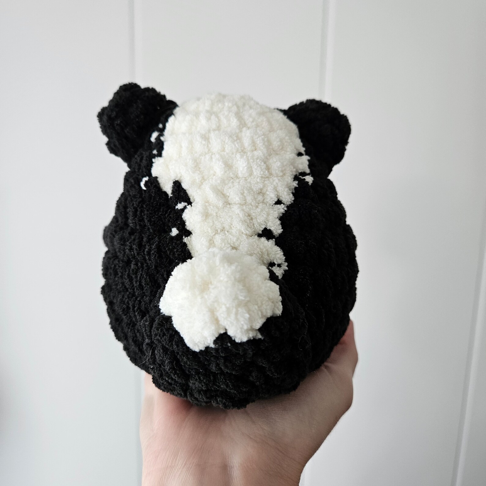 Skunk Chubby Buddy Crochet Pattern: Low Sew Amigurumi (PDF Pattern) - Etsy