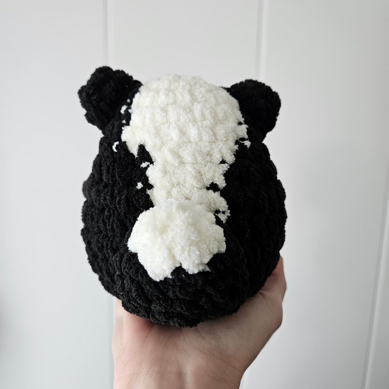 Skunk Chubby Buddy Crochet Pattern: Low Sew Amigurumi (PDF Pattern) - Etsy