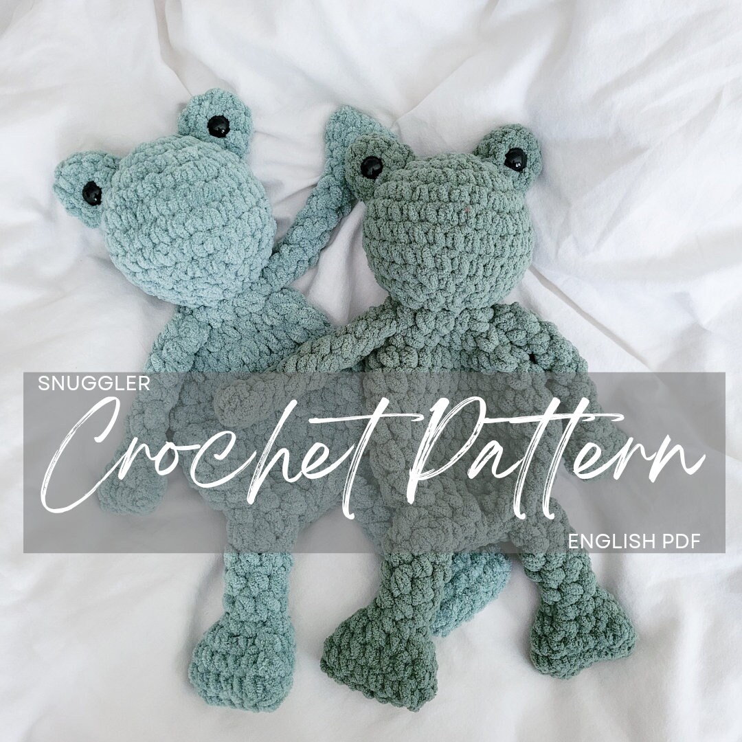 Pattern: Frankie the Frog Crochet Snuggler (PDF Pattern) - Etsy