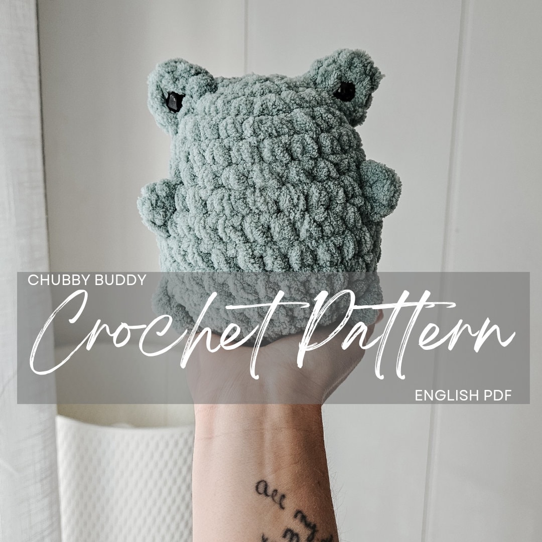 Pattern: LOW SEW Frog Chubby Buddy, Crochet Pattern, Crochet Frog - Etsy