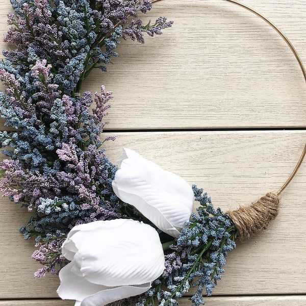 Modern Spring Wreath - Etsy