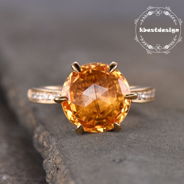 November Birthstone Ring - Etsy