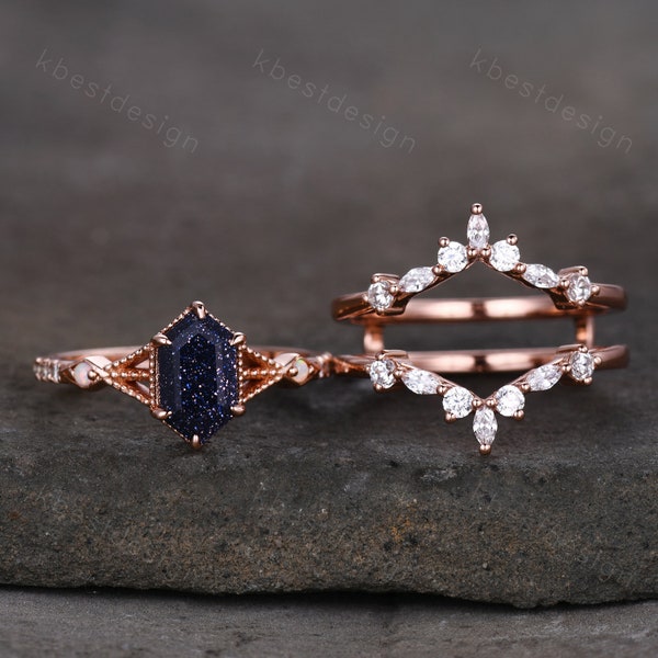 Blue Engagement Ring - Etsy