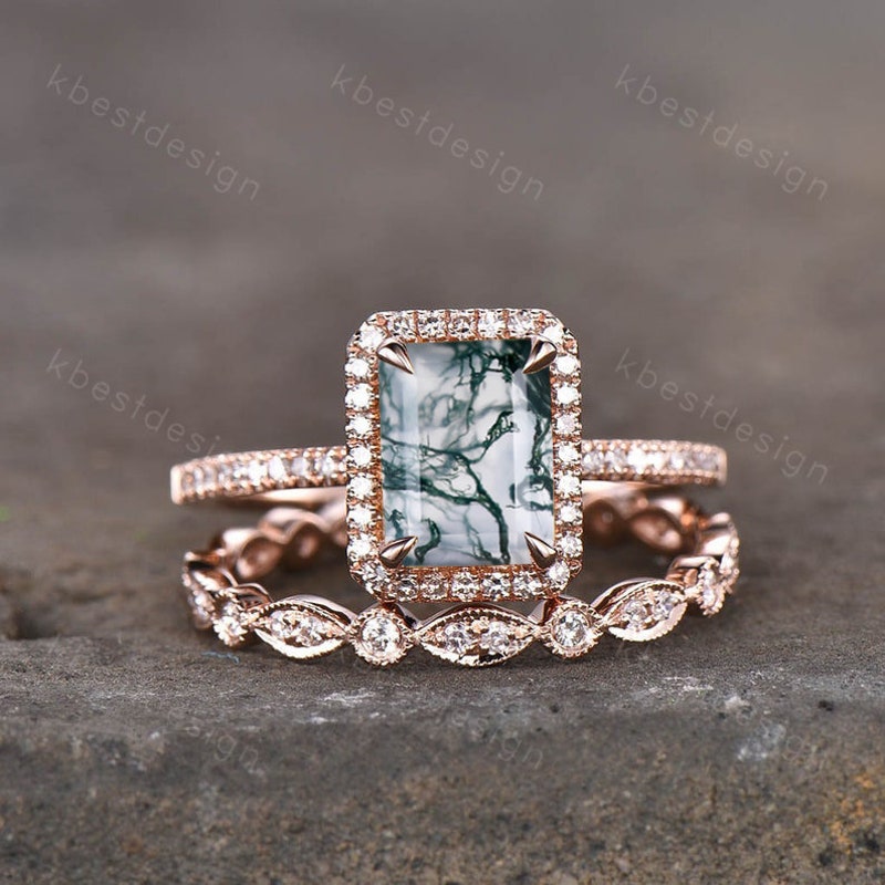 Moss Ring - Etsy