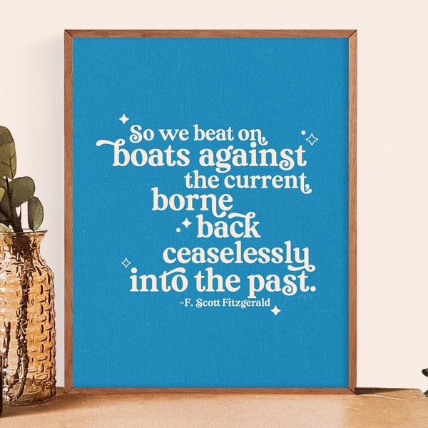 The Great Gatsby Quote - Etsy