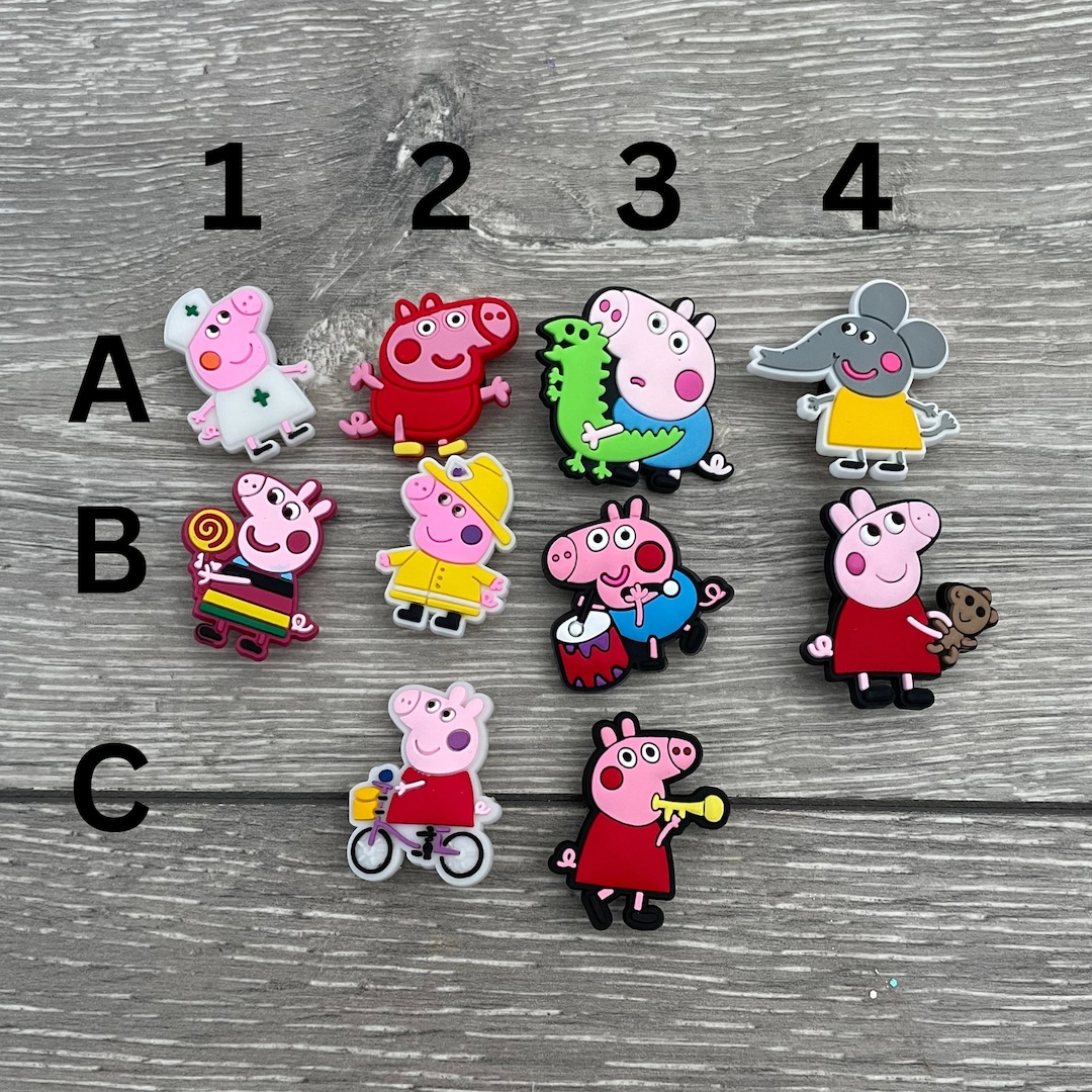 Peppa Pig Croc Charms - Etsy