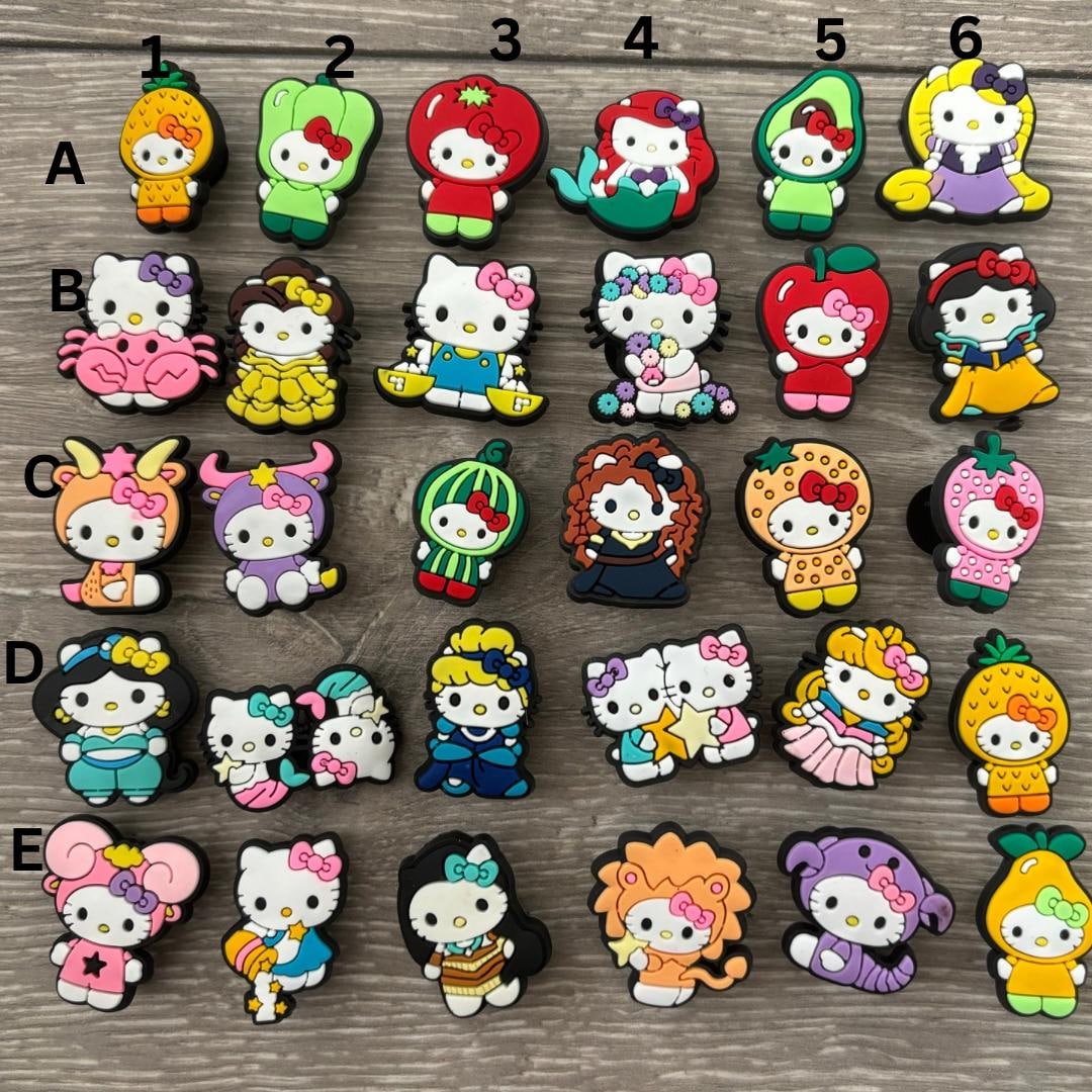 Hello Kitty Croc Charms - Etsy