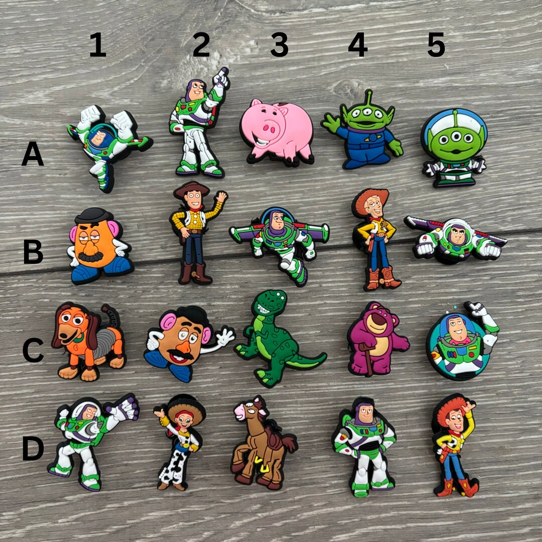Toy Story Croc Charms - Etsy