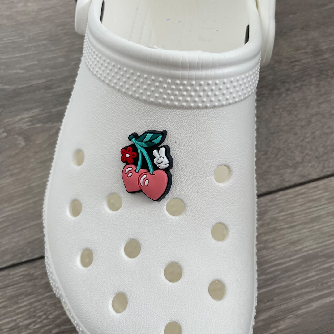 Cherry Croc Charms - Etsy UK