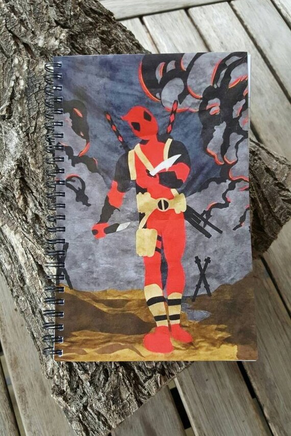 Deadpool Fanart Notebook | Etsy