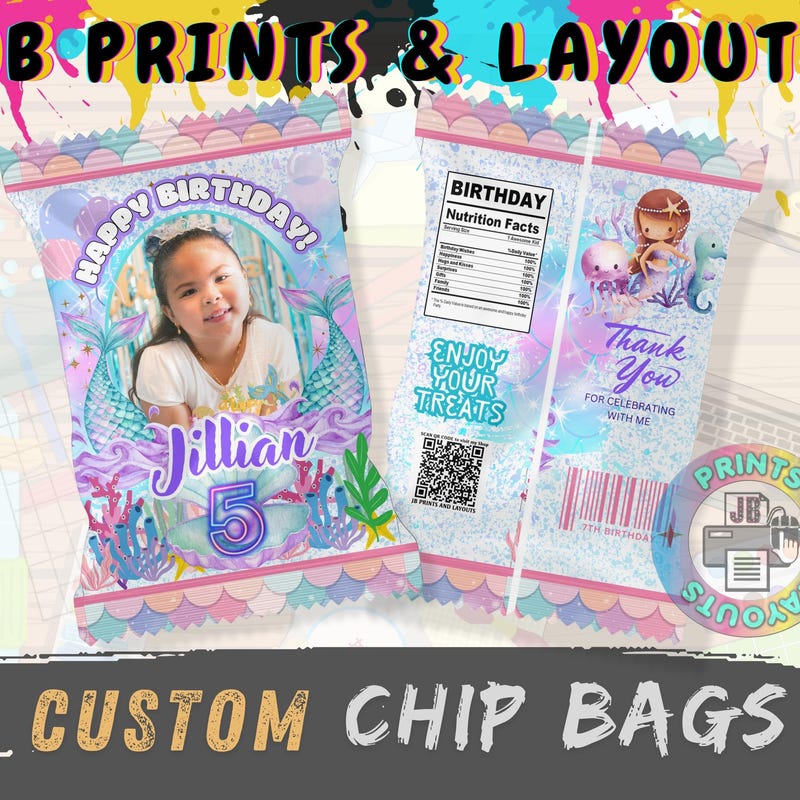 Custom Chip Bags - Etsy