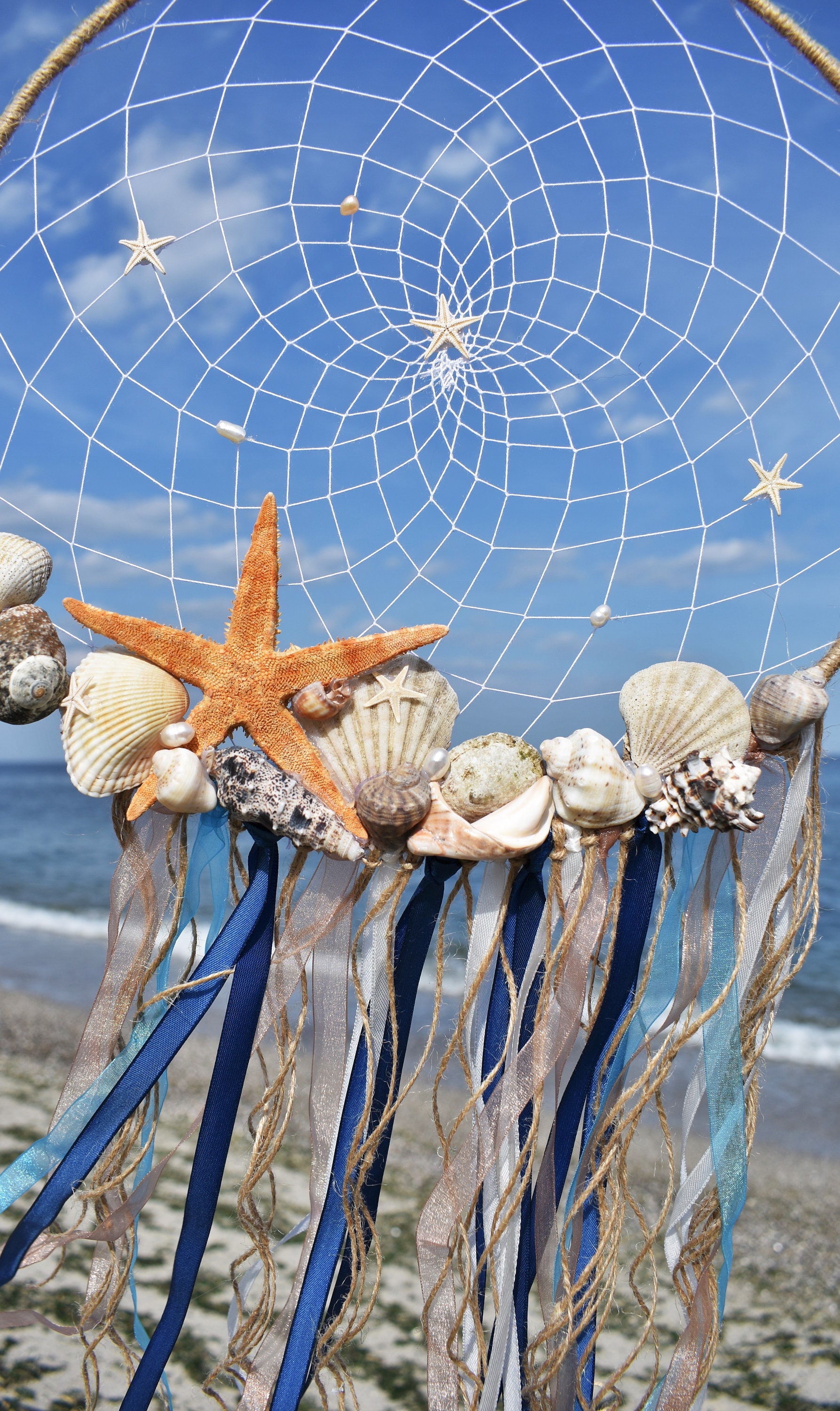 Nautical Sea Dream catcher Summer dreamcatcher Ocean themed | Etsy