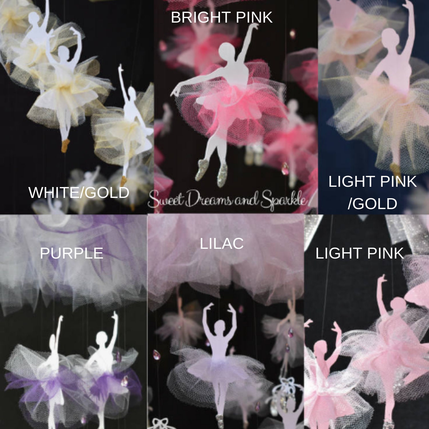 Ballerina mobile Ballet mobile Tutu mobile Ballet nursery | Etsy