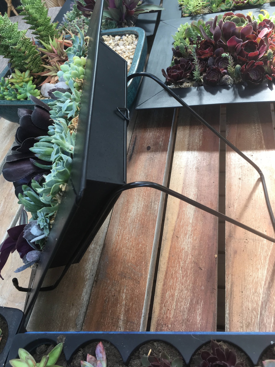 VERTICAL GARDEN KIT, With Planter, Wires for Grid, No Succulents, for ...