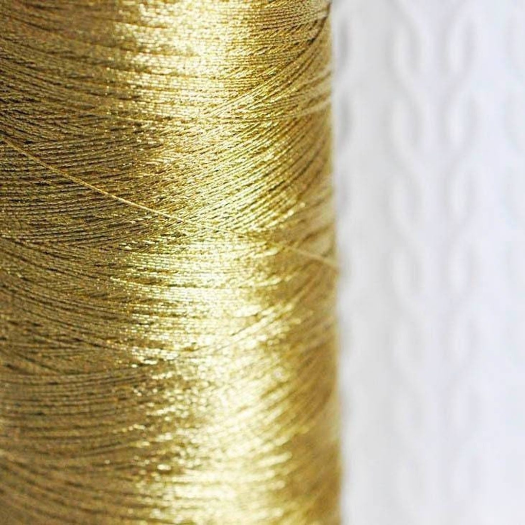 Metallic Gold Thread Original Thread Jewelry Creation - Etsy