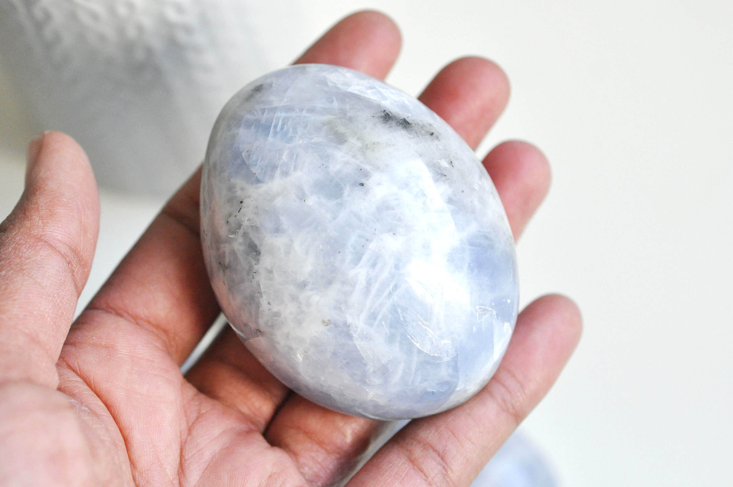 Rolled natural kyanite-Cyanite stone kyanite pebble | Etsy