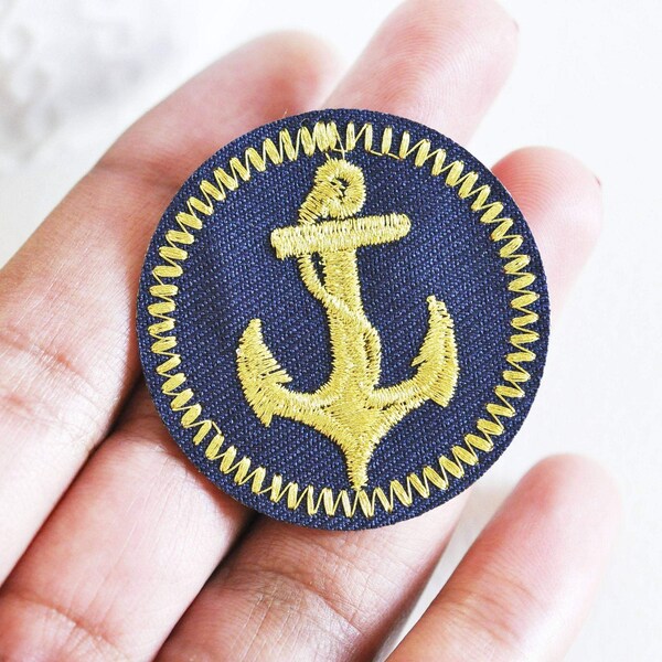 Embroidered Anchor - Etsy