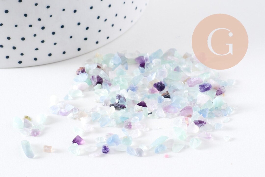 Sand Chips Natural Fluorite Stone 3~10mm Undrilled, X20gr (G0233) - Etsy