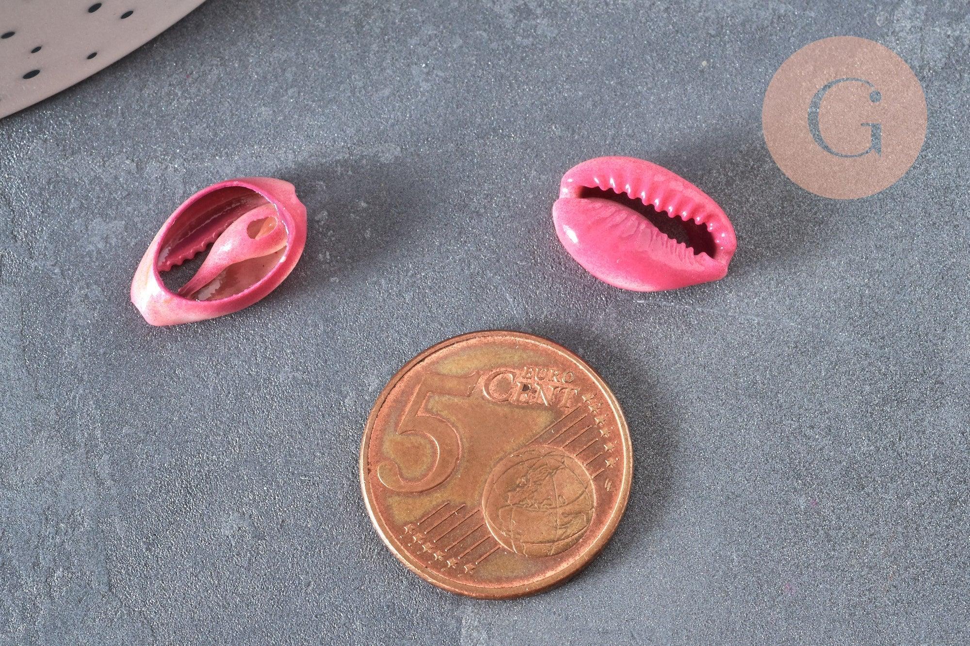 Pink Cowrie Shell Pendant, Natural Shell, Pink Cowrie, Shell Jewelry ...