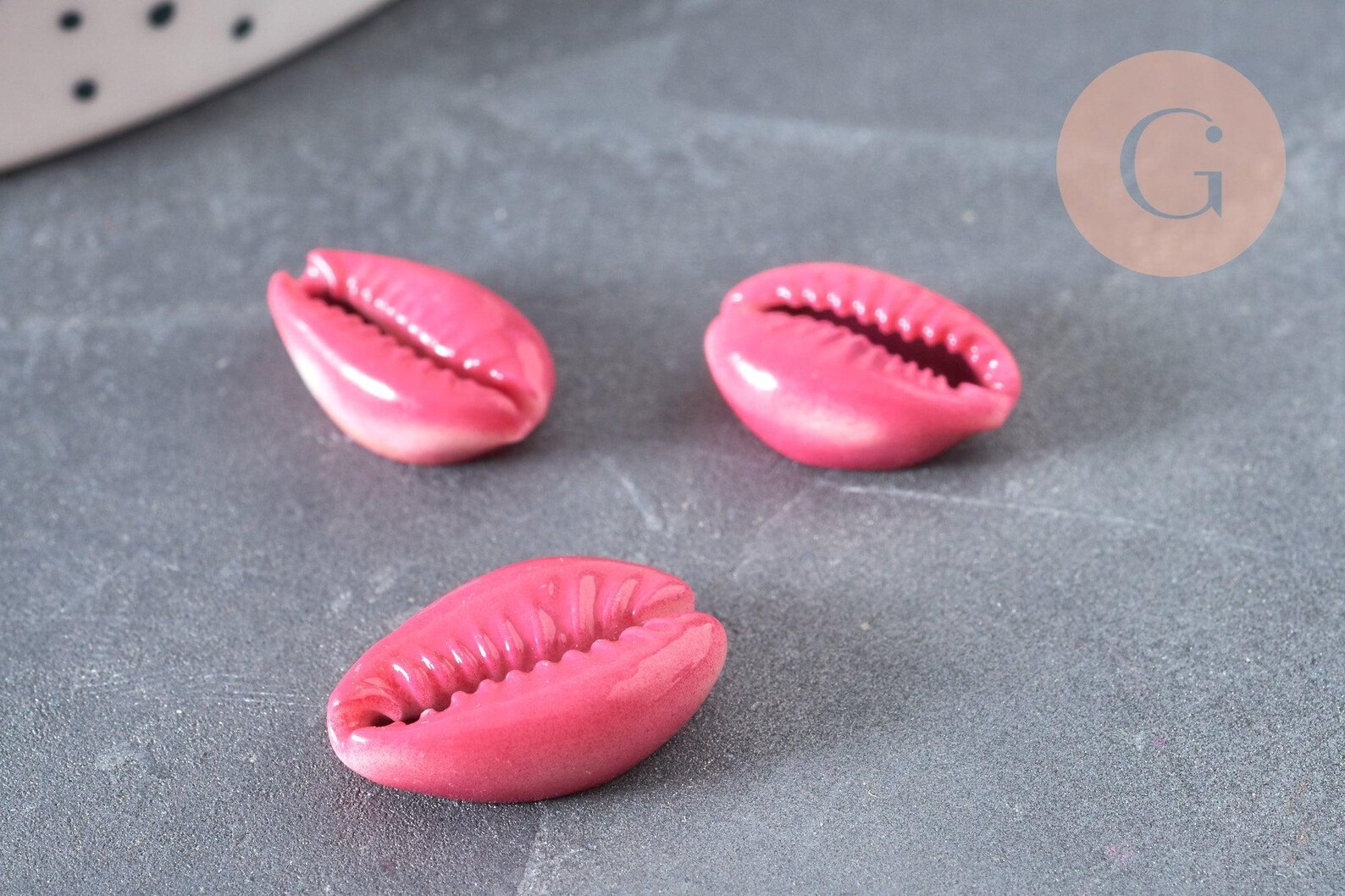 Pink Cowrie Shell Pendant, Natural Shell, Pink Cowrie, Shell Jewelry ...