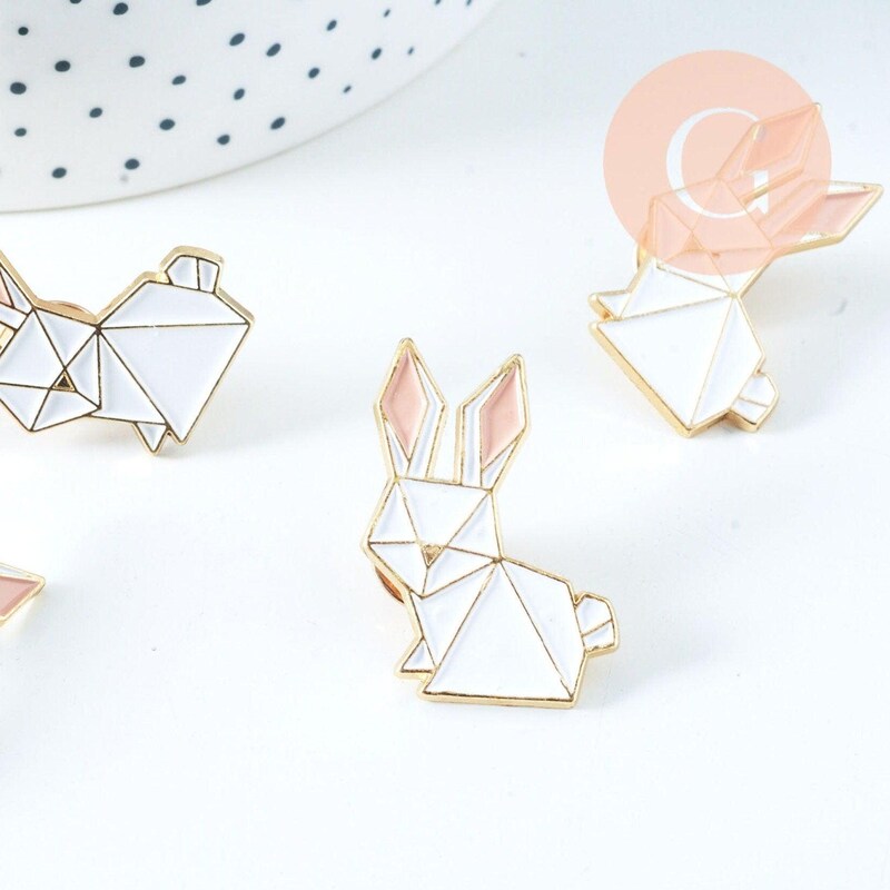 Rabbit Pin - Etsy