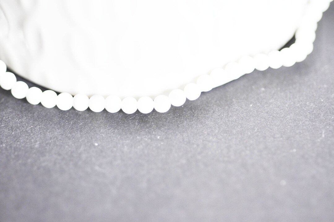 White Mother-of-pearl Round Pearl Shell Pearls Jewelry - Etsy