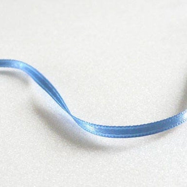 Blue Satin Ribbon - Etsy