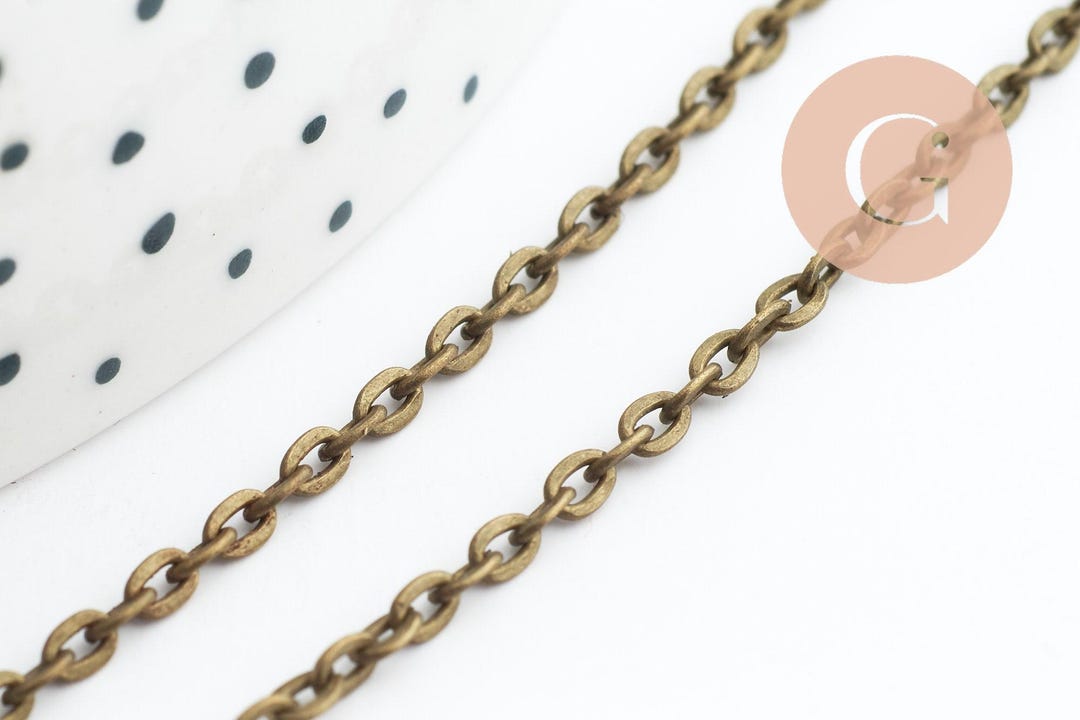 Bronze Convict Iron Chain 3mm, X5 Meters G9984 - Etsy